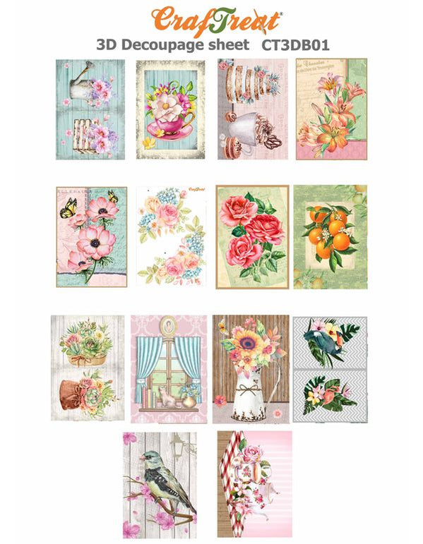3D Decoupage Sheets — thecraftshop.in