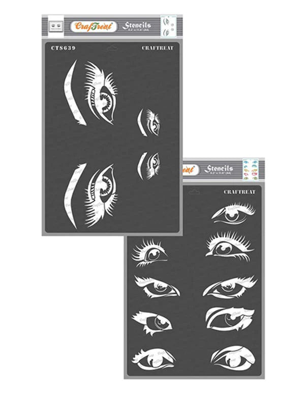 beautiful-eyes-and-expressing-eyes-stencil-cts639ncts676 — thecraftshop.in